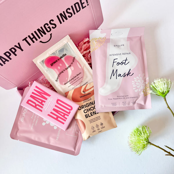 Mini Pamper Letterbox Gift | Relaxation & Self-Care Treat Box – Happy ...